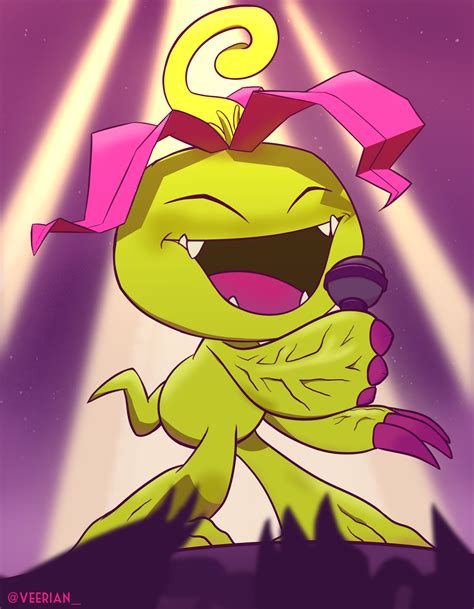 Palmon Digimon Drawn By Veerian Danbooru