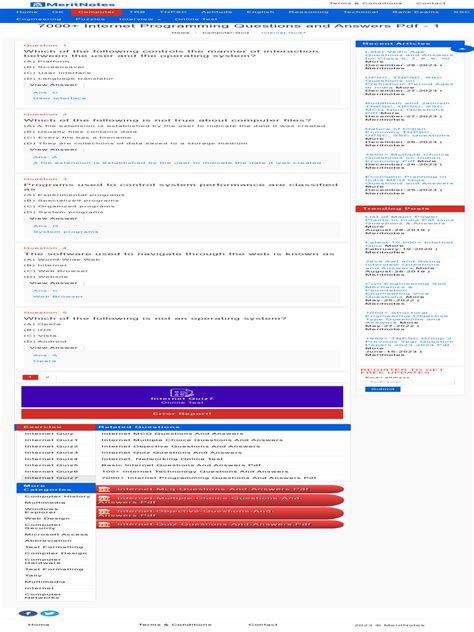 7000 Internet Programming Questions And Answers Pdf 1 Pdf