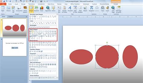 How To Draw A Circle Or Oval In PowerPoint