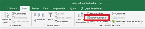 Quitar Valores Duplicados En Excel Excel Total