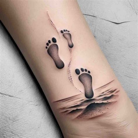 40 Tattoos For Passed Loved Ones Footprints Tattoo Ideas Footprint