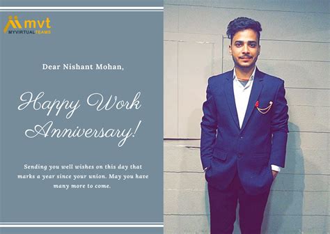 Congratulations Nishant Mohan On Your My Virtual Teams