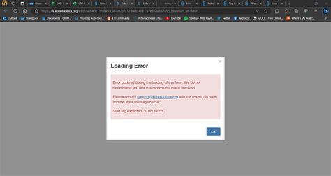 When I Go To Edit A Submitted Form It Gives Me Error Message Data Management Kobotoolbox