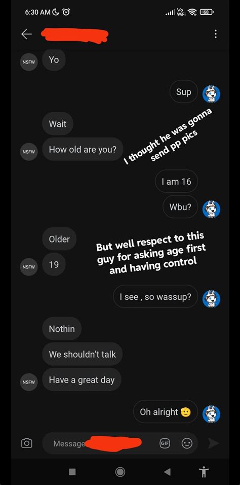 Respect To This Man For Asking Age First Rteenagersbuthot