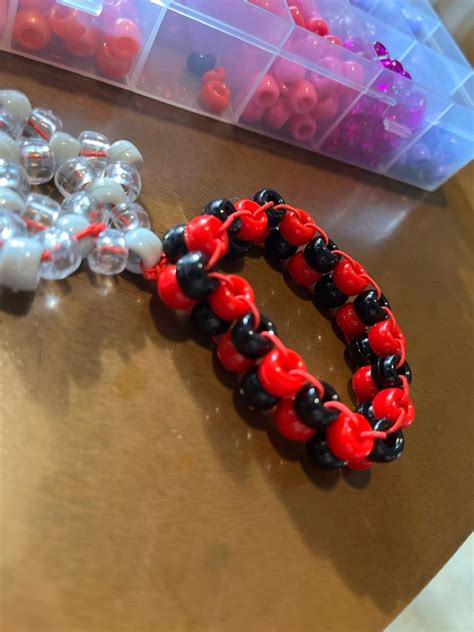 Double Checker Kandi Bracelet