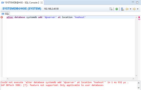 Create Tenant Database For Sap Hana Express By T Sap Community