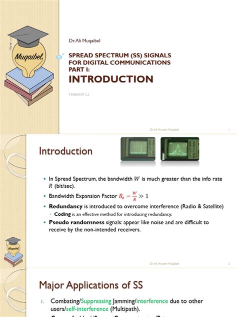 Part 1 Spread Spectrum Signals For Digital Communications Pdf