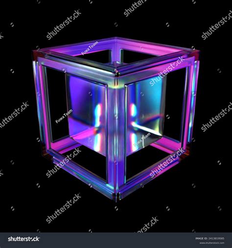 3d Cube Frame Geometric Object Illustration Stock Illustration 2413819585 Shutterstock