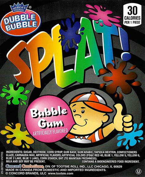 Dubble Bubble Splat Gum Balls 3 Lb Bulk Bag All City Candy