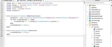 my animation script not working scripting support developer forum