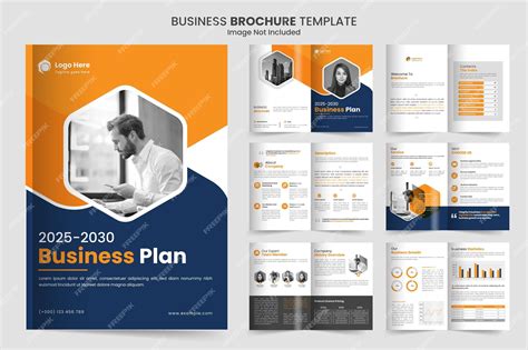 Premium Vector Corporate Brochure Editable Template Layout Business Brochure Template Layout