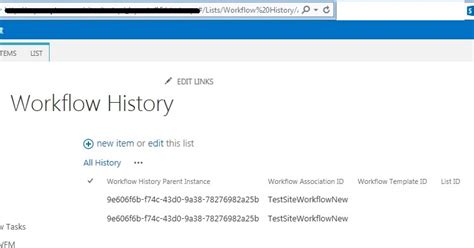 Sharepoint Pitstop Sharepoint Workflow History List Url