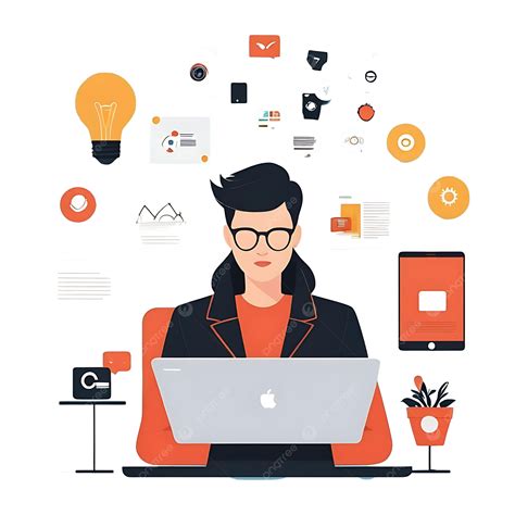 소셜 미디어 마케팅 벡터 그래픽 컴퓨터 소셜 미디어 Png 일러스트 및 이미지 에 대한 무료 다운로드 Pngtree