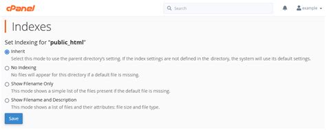 Enable Or Disable Directory Indexes Catalyst2