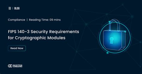 Fips 140 3 Security Requirements For Cryptographic Modules