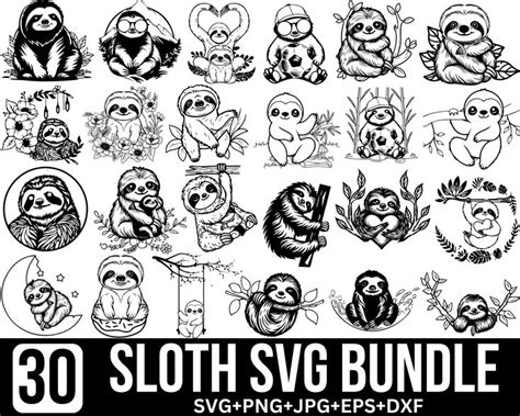 Sloth Svg Bundle Sleeping Sloth Svg Hanging Sloth Yoga Sloth Lazy Sloth Svg Bundle Sleeping Sloth Svg Hanging Sloth Yoga Sloth Lazy