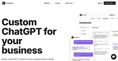 Chatbase Custom Chatgpt For Your Data Ai Chatbot Solution Navtoai