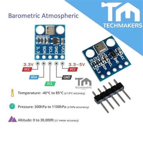 GY BMP BMP I C Digital Barometric Atmospheric Pressure Altitude Temperature Sensor