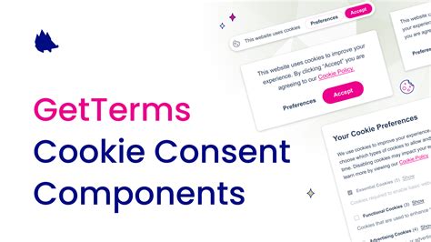 Cookie Consent Components Getterms Figma