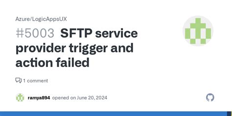 Sftp Service Provider Trigger And Action Failed · Issue 5003 · Azure