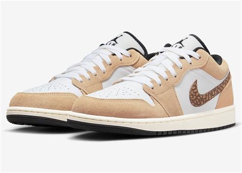Air Jordan 1 Low Brown Elephant Release Details Justfreshkicks