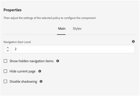 breadcrumb component adobe experience manager