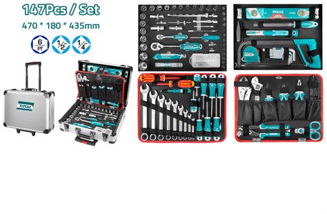 Thkthp21476 147 Pcs Hand Tools Set Total Tools Malaysia