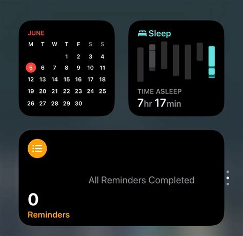 Ios 17 Db1 Apple Widgets Updated To A Darker Background Riosbeta