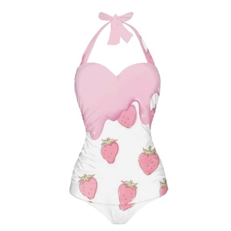 Stuoarte Pink Women Swimsuits One Piece Bikini Cheeky Bathing Suit