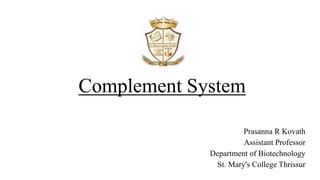 Complement System PPT