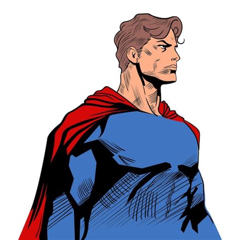 여자 슈퍼 히어로 실루엣 흰색 배경 벡터 만화 전사에 고립 된 여성 전원 개념 프리미엄 벡터