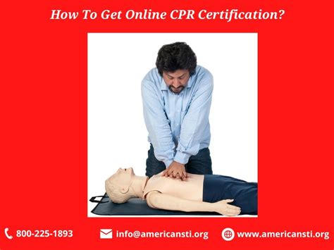 How To Get Online CPR Certification By American Safety Training