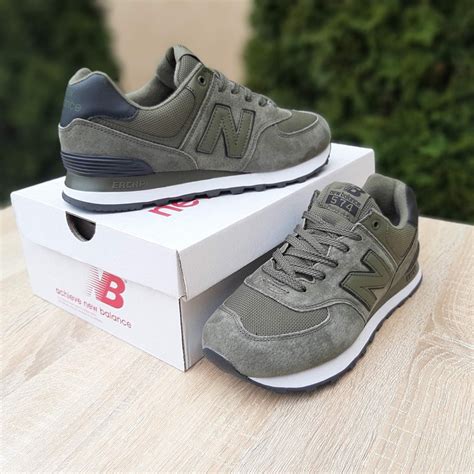 Купить Кроссовки мужские весна лето хаки New Balance 574. Мужские ...
