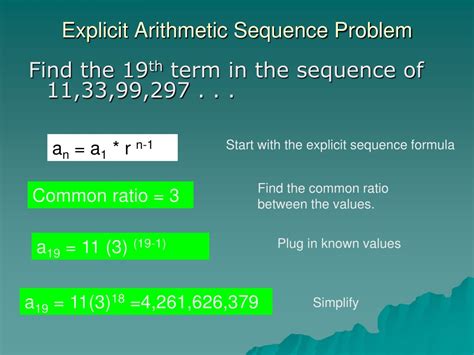 Ppt Given An Arithmetic Sequence With Powerpoint Presentation Free