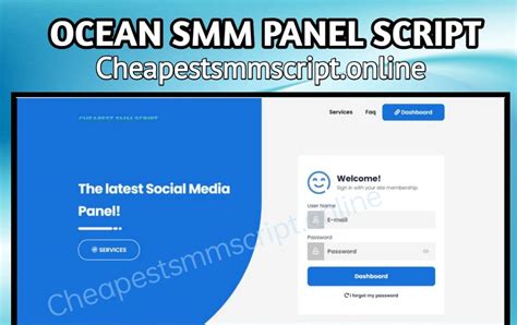 Ocean SMM Panel Script With Payments Method CHEAPEST SMM SCRIPT