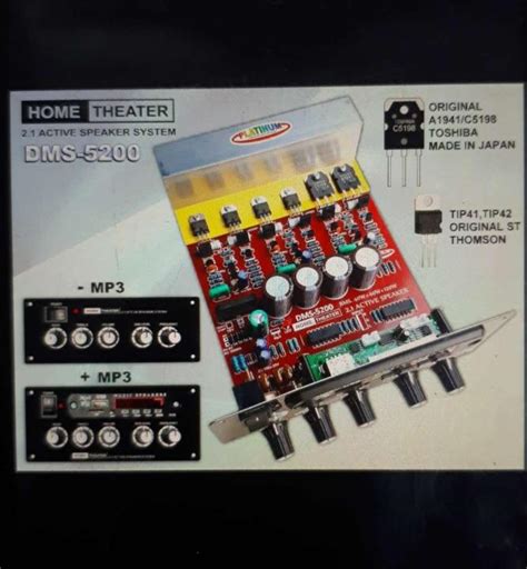 Home Theater 2 1ch Dms 5200 Dms5200 Panel Kit Aktip Speaker Subwoofer