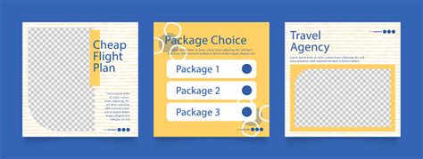 소셜 미디어 템플릿 배너 여행 및 휴가 서비스 프로모션 완전히 편집 가능한 사각형 포스트 프레임 퍼즐 유기농 판매 포스터 가구에 대한 스톡 벡터 아트 및 기타 이미지