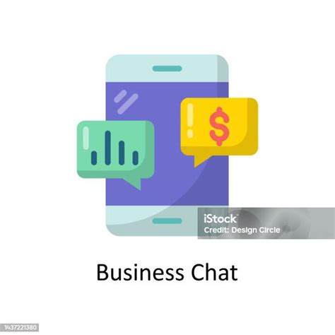 비즈니스 채팅 벡터 플랫 아이콘 디자인 그림입니다 흰색 배경에 클라우드 컴퓨팅 기호 Eps 10 파일 고객에 대한 스톡 벡터 아트 및 기타 이미지 Istock