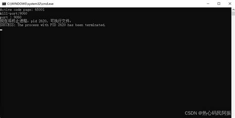 一条指令解决linux和windows下杀死指定端口进程的方法（附shell和batch脚本） 一行命令 kill 指定端口进程 csdn博客