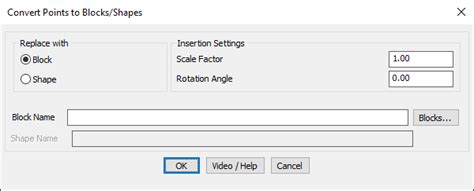Convert Pointstextcircles To Blocksshapes Gtp2blkshp Geotools