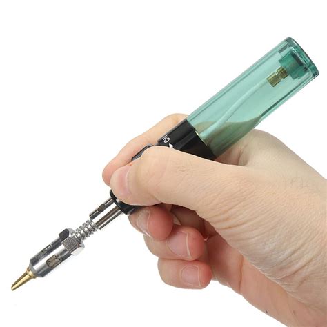 Портативный газовый паяльник с регулятором Насадки в комплекте Купить в интернет магазине