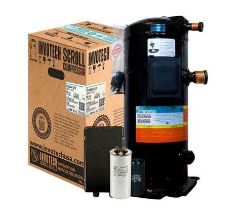 Invotech Ym34e3g Q100 Scroll Med Temp Compressor 2hp R404a 220v 1ph Adhvacparts