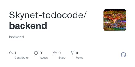 Github Skynet Todocodebackend Backend