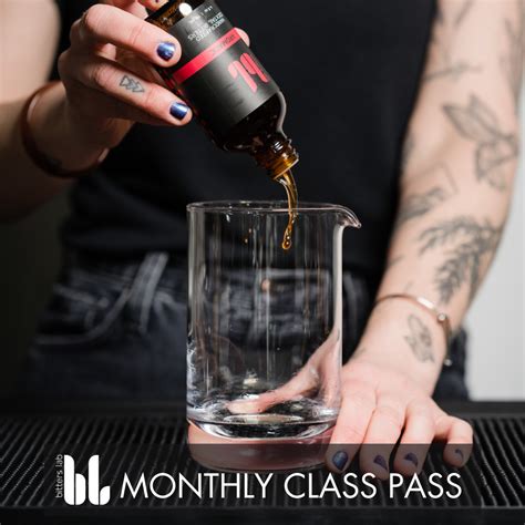 Monthly Virtual Class Pass — Bitters Lab Cocktail Bitters