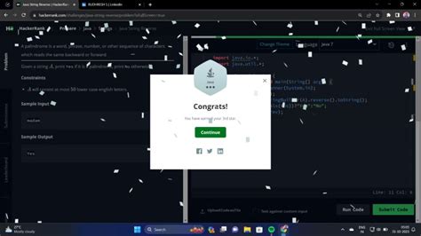 Rudhresh S On Linkedin Just Earned The Silver Badge For Java On