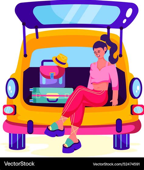 Car Loading Royalty Free Vector Image Vectorstock