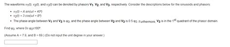 solved the waveforms vy t v2 t and v3 t can be denoted