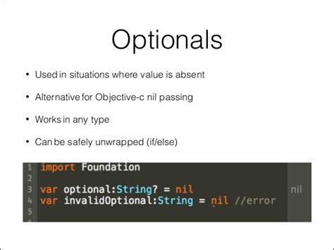 Swift Language A Fast Overview Of Some Features