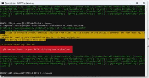 Getting An Error When I Try To Install On Localhost Uvdesk