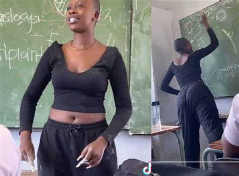 Curvy Teacher Shows Off Her Unique Way Of Teaching Video